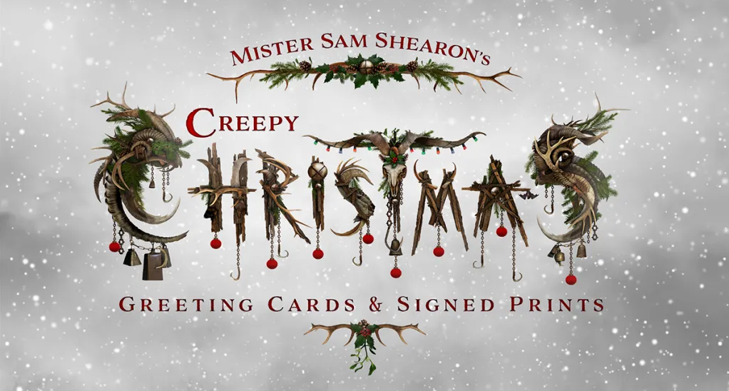 Brit ‘Dark Artist’ Sam Shearon announces Creepy Christmas range ...